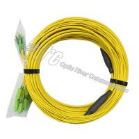 China SC To LC Pre Terminated Multi Fiber Cables Single Mode Cable 12 Cores With 1.8mm Fanout for sale