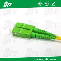 China SM OS2 SC / APC Duplex Fiber Optic Pigtail For FTTH / FTTB / FTTX Custom Length for sale