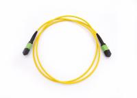 China 8F Female MPO To MPO Fiber Optic Cable Patch Cord With G657A1 / LSZH Cable for sale