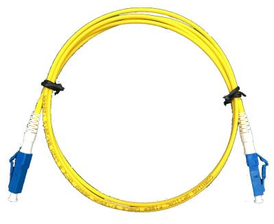 China LC to LC duplex 2.0mm fiber optic patch cord singlemode G657A2 LSZH for sale