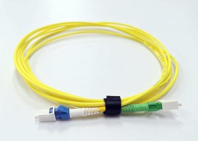 China LC / UPC - LC / APC SM simplex fiber optic patch cord 3.0mm G652D LSZH for sale
