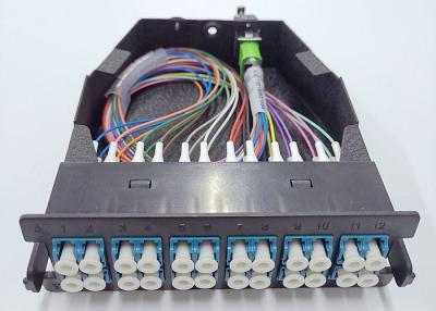 China 24F Aluminum Data Center Enclosures MPO Male To LC Simplex Cassette Space Saving for sale