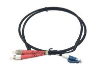 China LC/UPC-FC/UPC duplex 4.8mm FTTA fiber optic patch cord singlemode G657A1 LSZH for sale