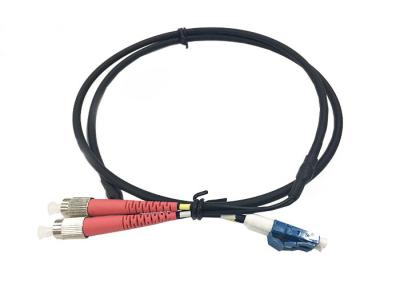 China LC/UPC-FC/UPC duplex 4.8mm FTTA fiber optic patch cord singlemode G657A1 LSZH for sale