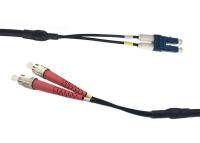 China LC/UPC-FC/UPC duplex 4.8mm FTTA fiber optic patch cord singlemode G657A1 LSZH for sale