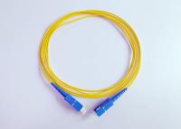 China SC/UPC-SC/UPC simplex 2.0mm Ftth fiber optic patch cord singlemode G652D LSZH for sale