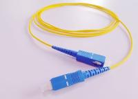 China SC/UPC-SC/UPC simplex 2.0mm Ftth fiber optic patch cord singlemode G652D LSZH for sale