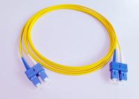 China SC/UPC-SC/UPC duplex 2.0mm fiber optic patch cord singlemode G652D LSZH for Ftth for sale
