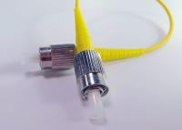 China FC / UPC - FC / UPC Fiber Optic Patch Cord High Performance With Yellow Boot for sale