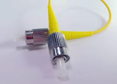 China FC / UPC - FC / UPC Fiber Optic Patch Cord High Performance With Yellow Boot for sale