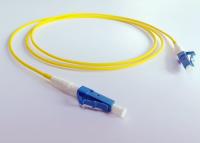 China Flame Retardant Single Mode Patch Cord With Short Boot / High Density Connectors for sale