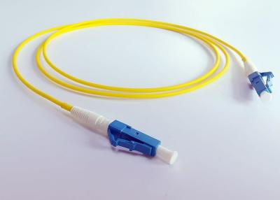 China Flame Retardant Single Mode Patch Cord With Short Boot / High Density Connectors for sale