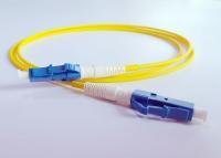 China Flame Retardant Single Mode Patch Cord With Short Boot / High Density Connectors for sale