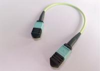 China Male To Female MPO Patch Cable LSZH Material Crush Resistance For Communication System for sale