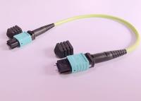 China Male To Female MPO Patch Cable LSZH Material Crush Resistance For Communication System for sale