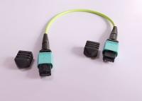 China Male To Female MPO Patch Cable LSZH Material Crush Resistance For Communication System for sale