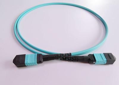 China Mtp To Mtp Fiber Optic Trunk Cable High Tensile Strength For 100G Optics System for sale
