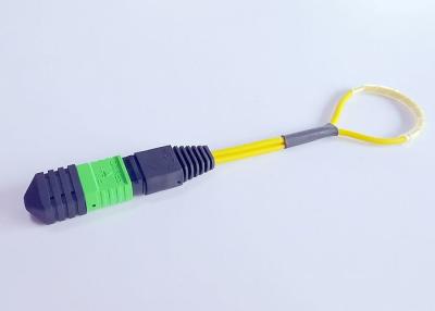 China MPO Fiber Loopback Adapter , 12F SM Patch Cable Connectors Without Housing for sale
