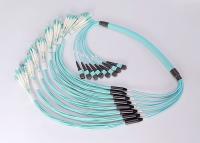 China MPO - LC Pre Terminated Multi Fiber Cables Fully Tested For Industrial / Military for sale