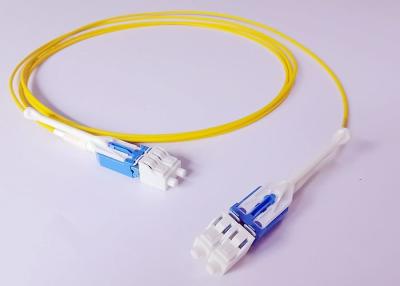 China Uniboot Duplex SM 2.0mm Fiber Optic Patch Cord Rugged With Push Pull Tab for sale