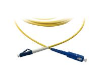 China 10 Gigabit Simplex Sm Patch Cord , SC / UPC - LC / UPC Fiber Optic Jumper Cables for sale