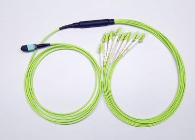 China OM5 MPO Fanout Cable for sale