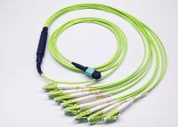 China OM5 MPO Fanout Cable for sale