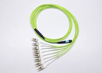 China 16 Core Low Loss Duplex Patch Cord , 3.0mm Multimode LSZH Om5 Fiber Optic Cable for sale