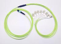 China 16 Core Low Loss Duplex Patch Cord , 3.0mm Multimode LSZH Om5 Fiber Optic Cable for sale