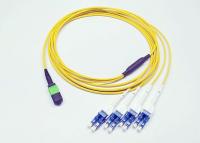 China Jumper Connection Data Center Cabling , Durable Single Mode Fiber Patch Cable for sale