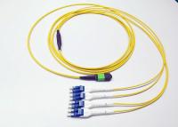 China Jumper Connection Data Center Cabling , Durable Single Mode Fiber Patch Cable for sale