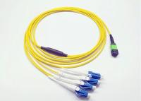China Jumper Connection Data Center Cabling , Durable Single Mode Fiber Patch Cable for sale