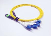 China Jumper Connection Data Center Cabling , Durable Single Mode Fiber Patch Cable for sale