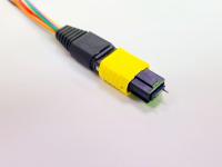 China G657A1 12F MPO Breakout Cable APC Polish For 40 / 100G Optical Modules Connectivity for sale