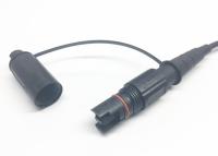 China IP68 MPO Connector Harsh Environment Cable Assemblies 12 Fibers / 24 Fiber for sale