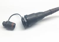 China IP68 MPO Connector Harsh Environment Cable Assemblies 12 Fibers / 24 Fiber for sale