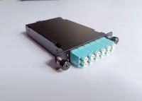 China OM3 Fiber Optic Patch Panel Rack Mount For Drawer Rack LC Uniboot HD Patch Cord for sale