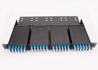 China Data Center MPO Splitter Cassette No Cover , 96 Cores Max 4 Pcs Wall Mount Fiber Enclosure for sale