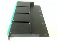 China Data Center MPO Splitter Cassette No Cover , 96 Cores Max 4 Pcs Wall Mount Fiber Enclosure for sale
