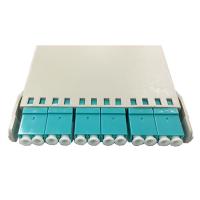 China Multimode Mtp To Lc Cassette , 12 Fibers Plastic Fiber Optic Cassette for sale
