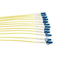 China MPO - LC SX Fiber Optic Patch Cord Single Mode For QSFP optical Transceiver for sale