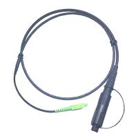 China IP SC Simplex Harsh Environment Cable Dust Cap To SC Connector 5.0mm Cable Diameter for sale