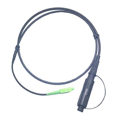 China IP SC Simplex Harsh Environment Cable Dust Cap To SC Connector 5.0mm Cable Diameter for sale