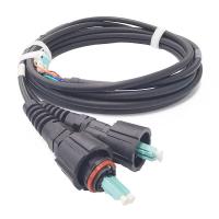 China 4F ODVA LC - LC Harsh Environment Cable Assembly Armored Waterproof For Base Station for sale