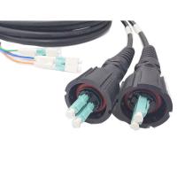 China 4F ODVA LC - LC Harsh Environment Cable Assembly Armored Waterproof For Base Station for sale