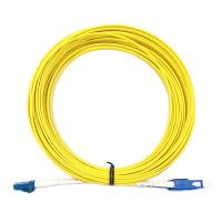China SC To LC Zipcord Duplex Fiber Optic Patch Cord SM G652D Fiber OFNR Material for sale