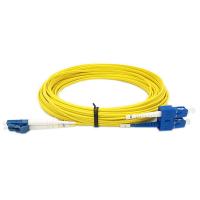 China SC To LC Zipcord Duplex Fiber Optic Patch Cord SM G652D Fiber OFNR Material for sale