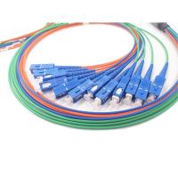 China 12C Pre Terminated Multi Fiber Cables SC / UPC - LC / UPC SM LSZH Material for sale
