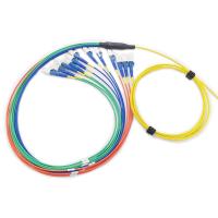 China 12C Pre Terminated Multi Fiber Cables SC / UPC - LC / UPC SM LSZH Material for sale