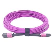 China OFNR OM4 23M MPO Patch Cable High Tensile Strength For Data Center System for sale
